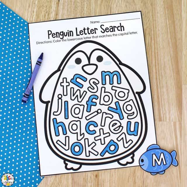 Penguin Letter Search Activity