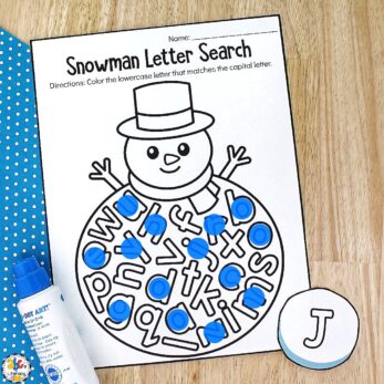 Winter Letter Find Activity Archives - ABC's of Literacy
