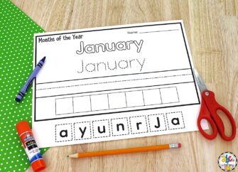 Months of the Year Worksheets