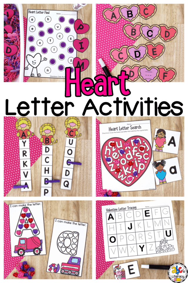 HeartLetterActivitiesPin2 - ABCs of Literacy
