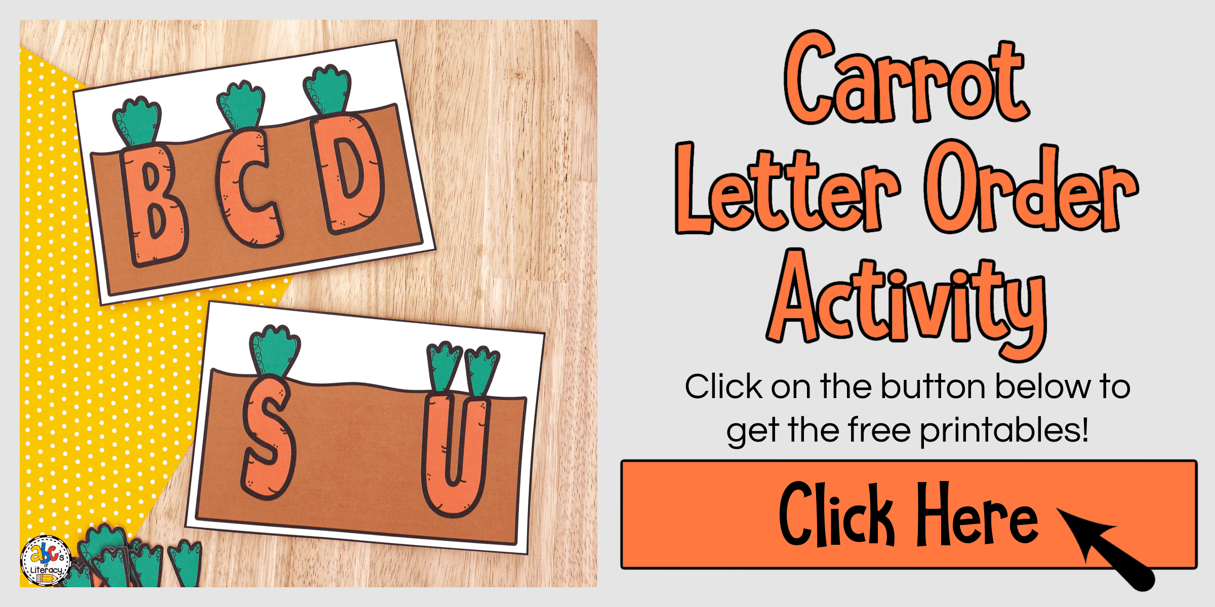 Carrot Letter Order Activity