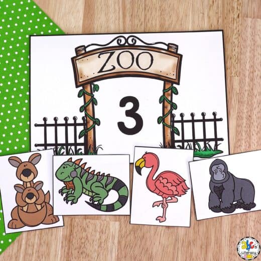 Zoo Syllable Sort Activity