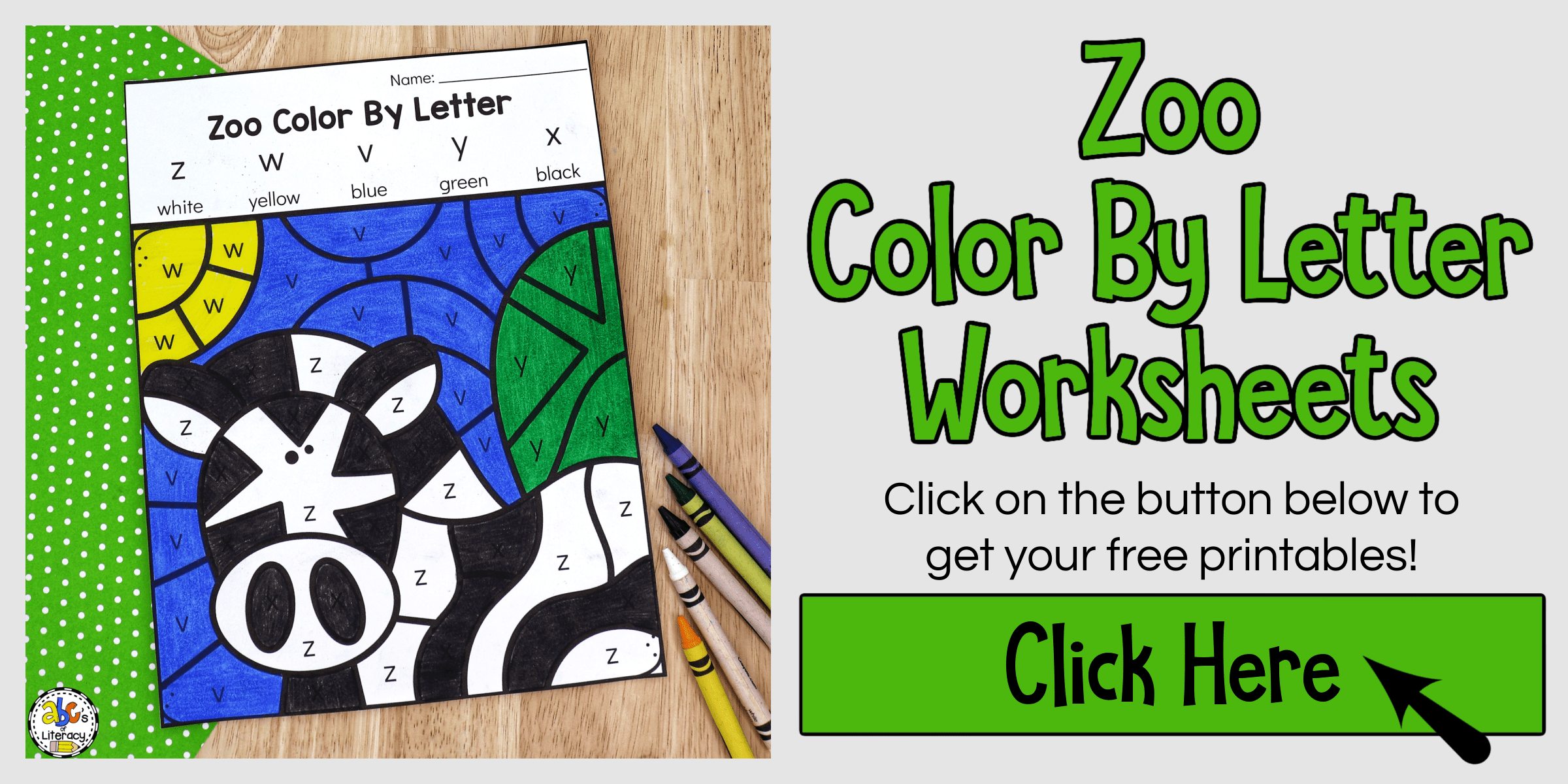 Zoo Color By Letter