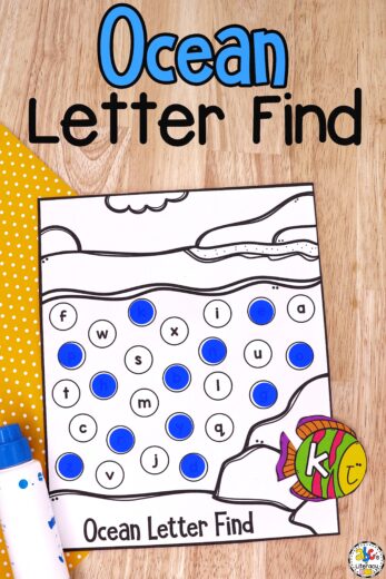 Ocean Letter Find Activity