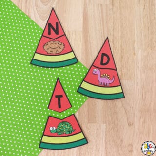 Watermelon Beginning Sound Puzzles