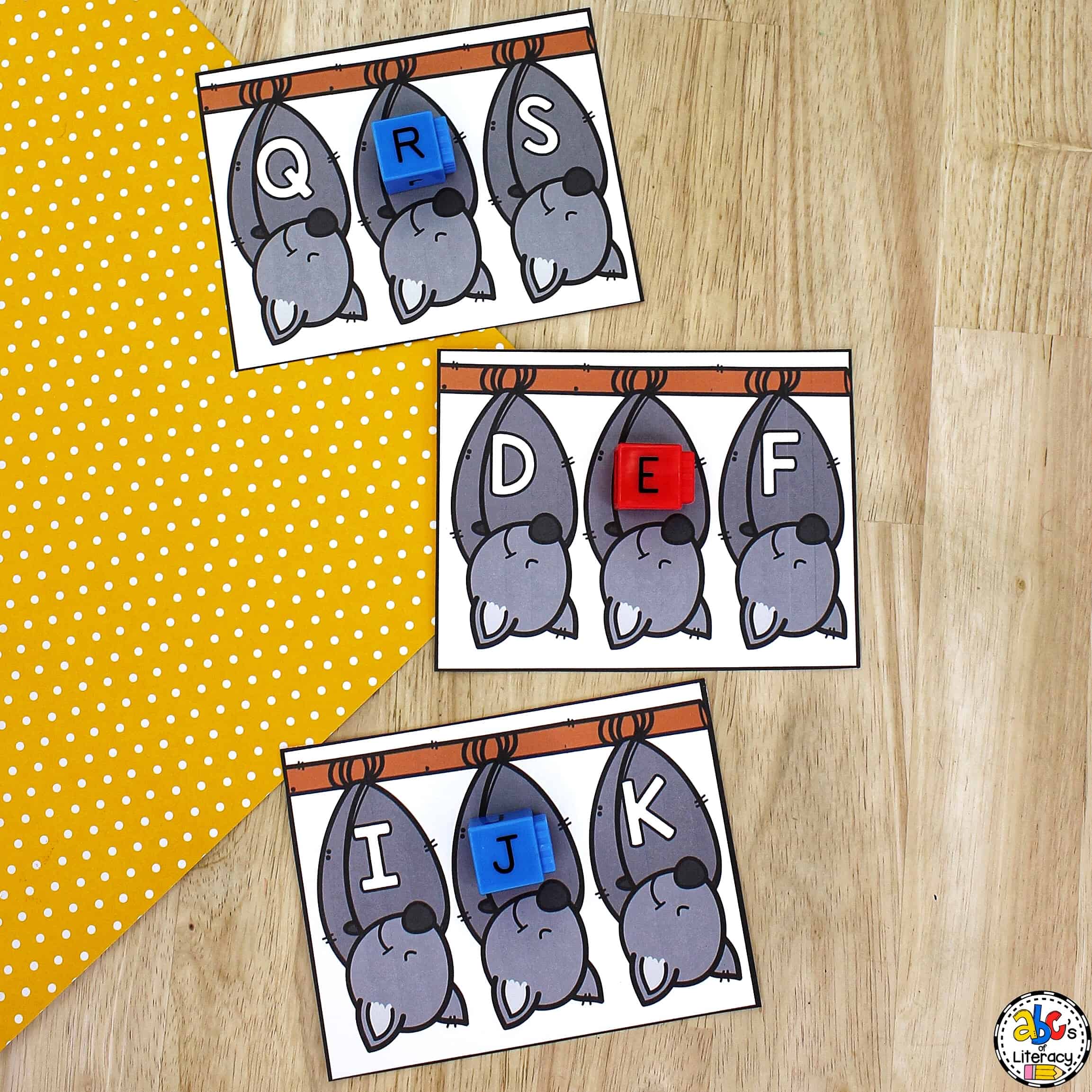 Hibernating Bats Letter Order Activity
