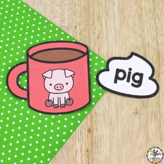 Hot Cocoa CVC Words Activity