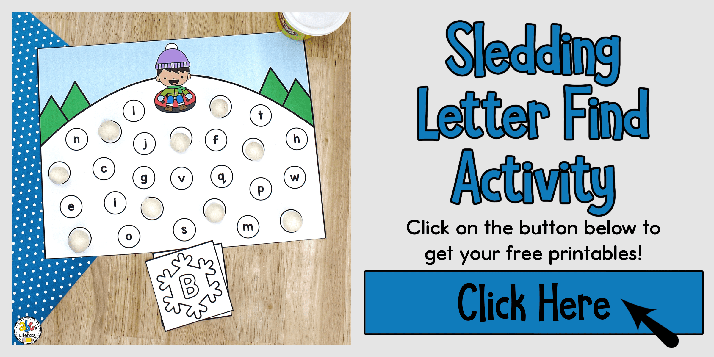Sledding - ABC's of Literacy