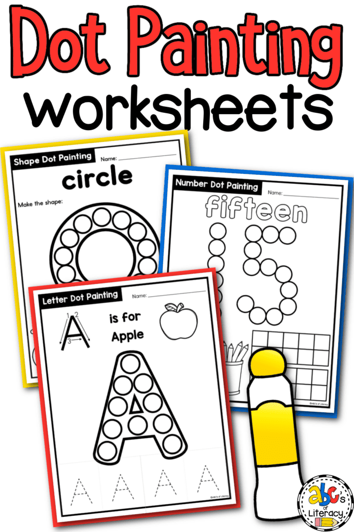Dot Painting Worksheets
