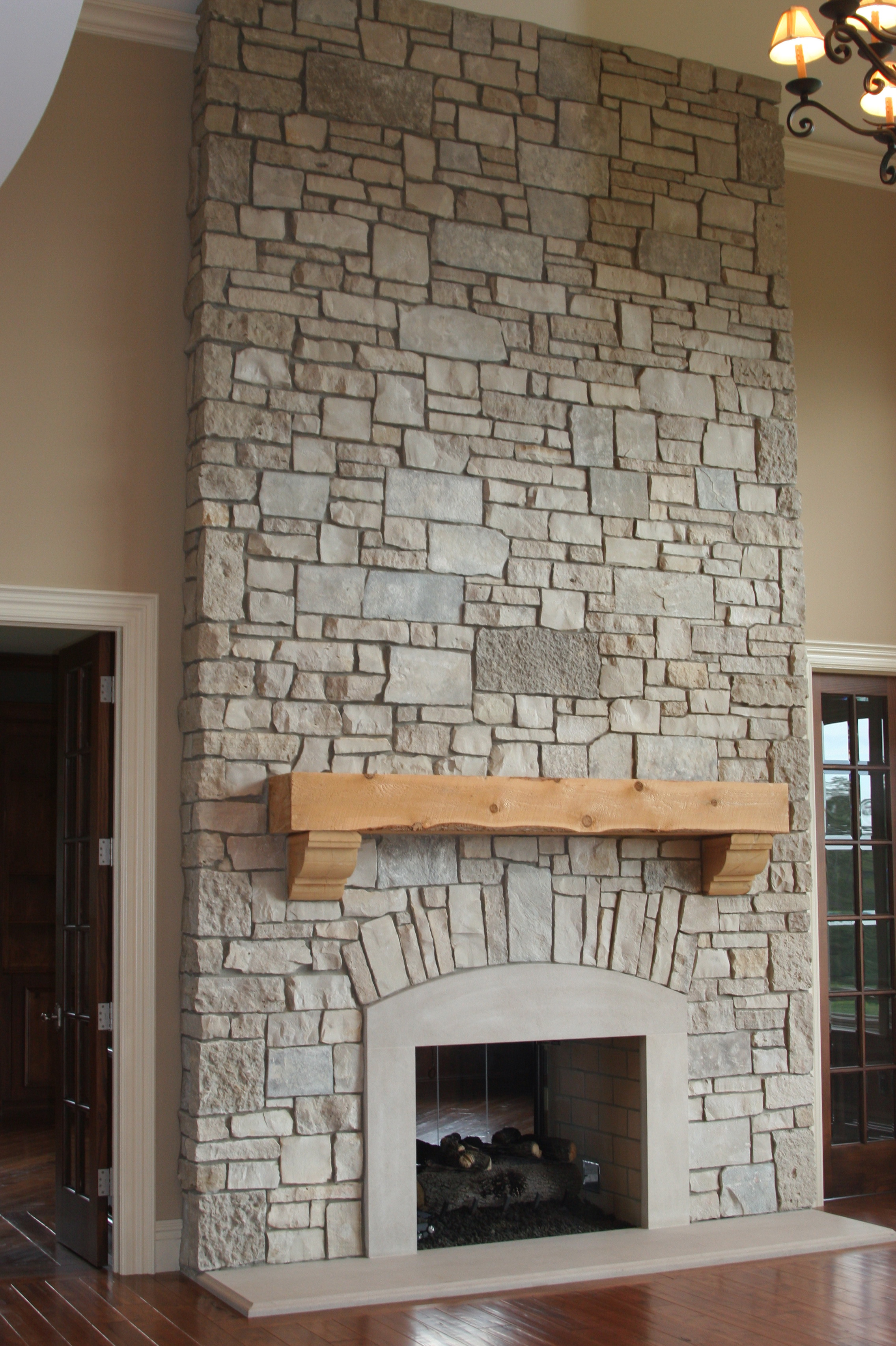 Fireplace Stone Tile Surround | Home Design Ideas