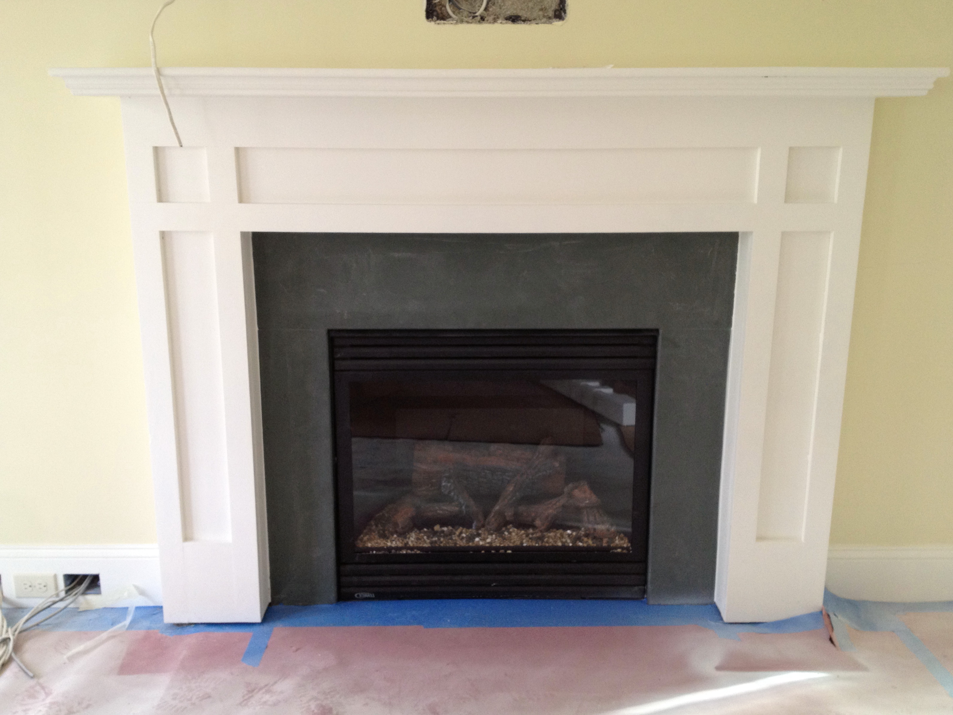 Gray Slate Fireplace Surround | Home Design Ideas