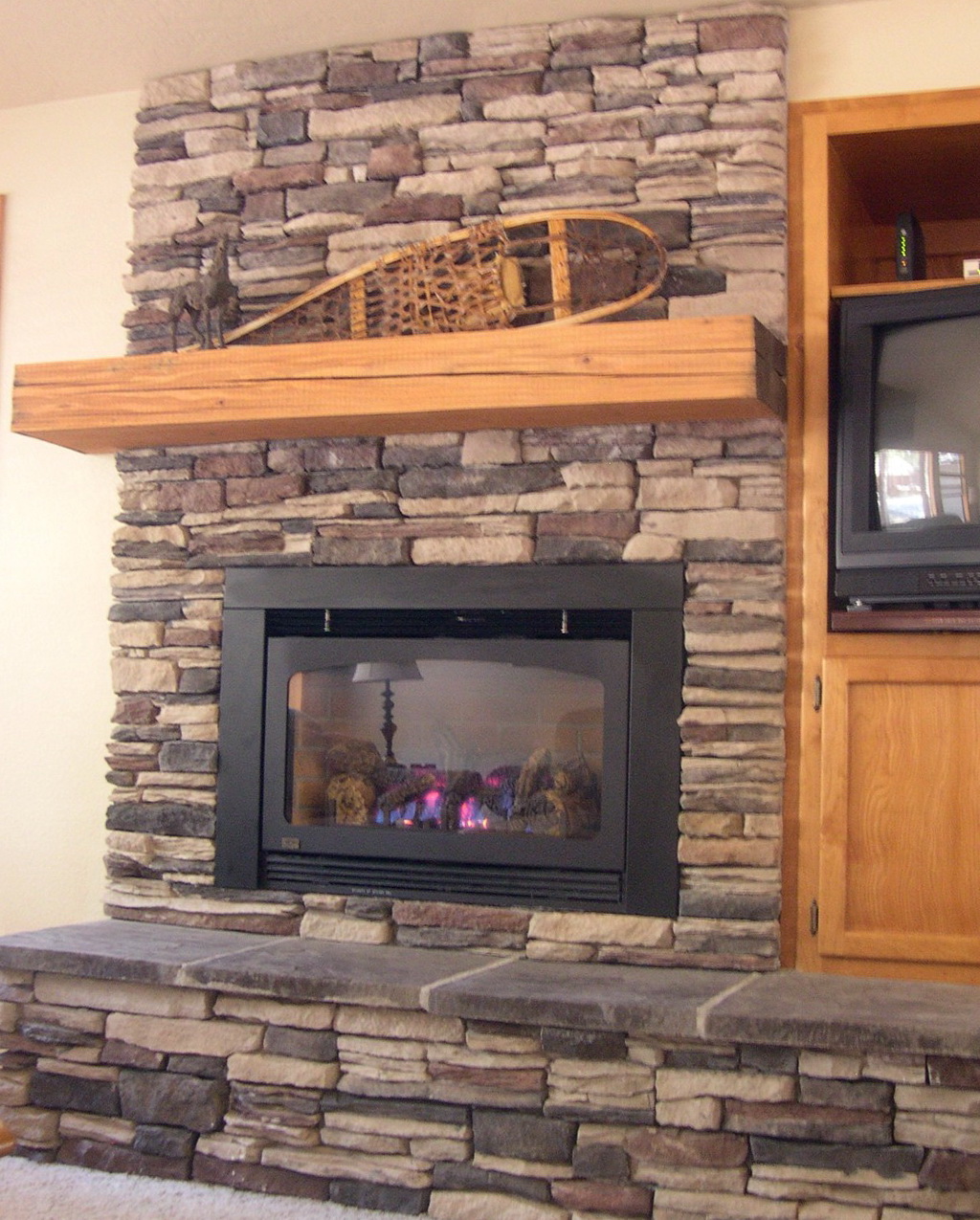 Dry Stack Stone Fireplace Diy | Home Design Ideas