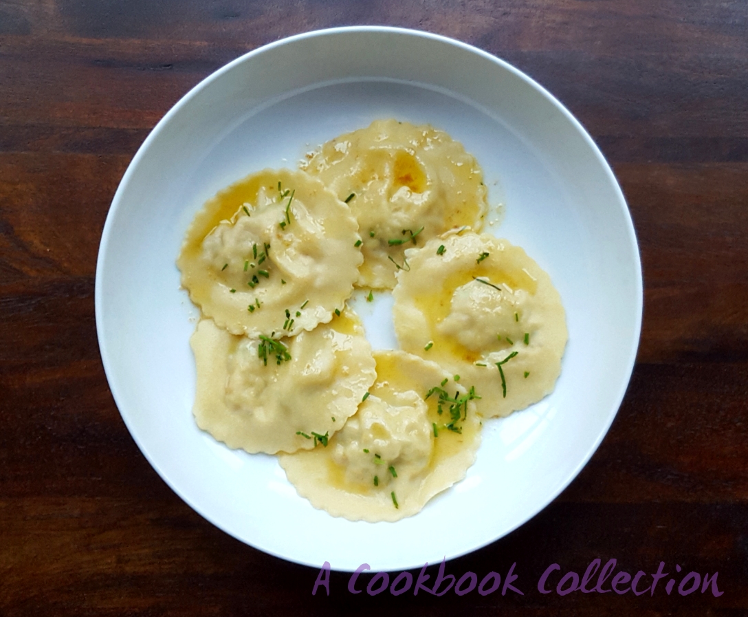 Crab Ravioli with Lemon Butter Sauce - A Cookbook Collection