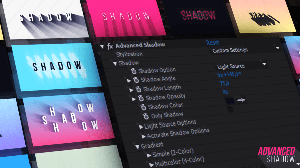 VIDEOHIVE ADVANCED SHADOW FREE AFTER EFFECTS ADD-ON - aedownload.com