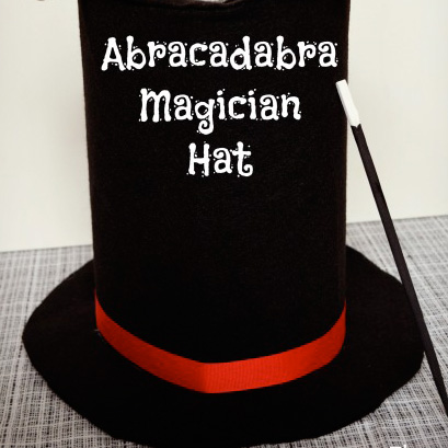 DIY Magician's Hat Tutorial NO SEW - Andrea's Notebook