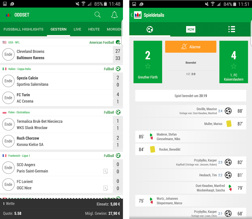 App-Review: ODDSET Sport - Androidmag