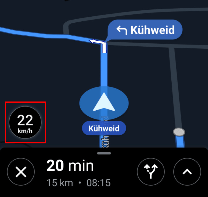 Google Maps-Tipp: Tachometer in Google Maps einblenden - Androidmag