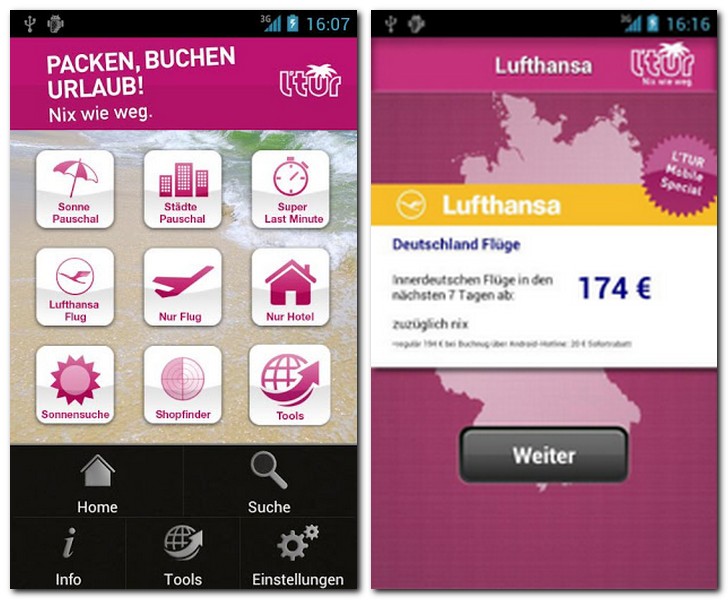 L'TUR - Last Minute Urlaub im Test (Empfehlung der Redaktion) - Android ...