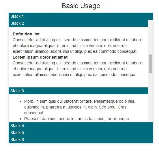 Scrolling Accordion Directive For Angularjs Nzaccordiscroll Angular Script