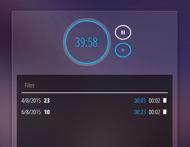 AngularJS Time Tracker App | Angular Script