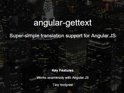 Super Simple Translation Support For Angularjs Angular Gettext Angular Script