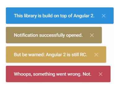 Easy Customizable Notification Library For Angular 2 - angular2-notifier | Angular Script