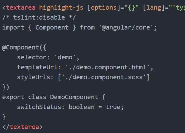 Angular Syntax Highlighting With Highlight.js - ngx-highlight-js ...
