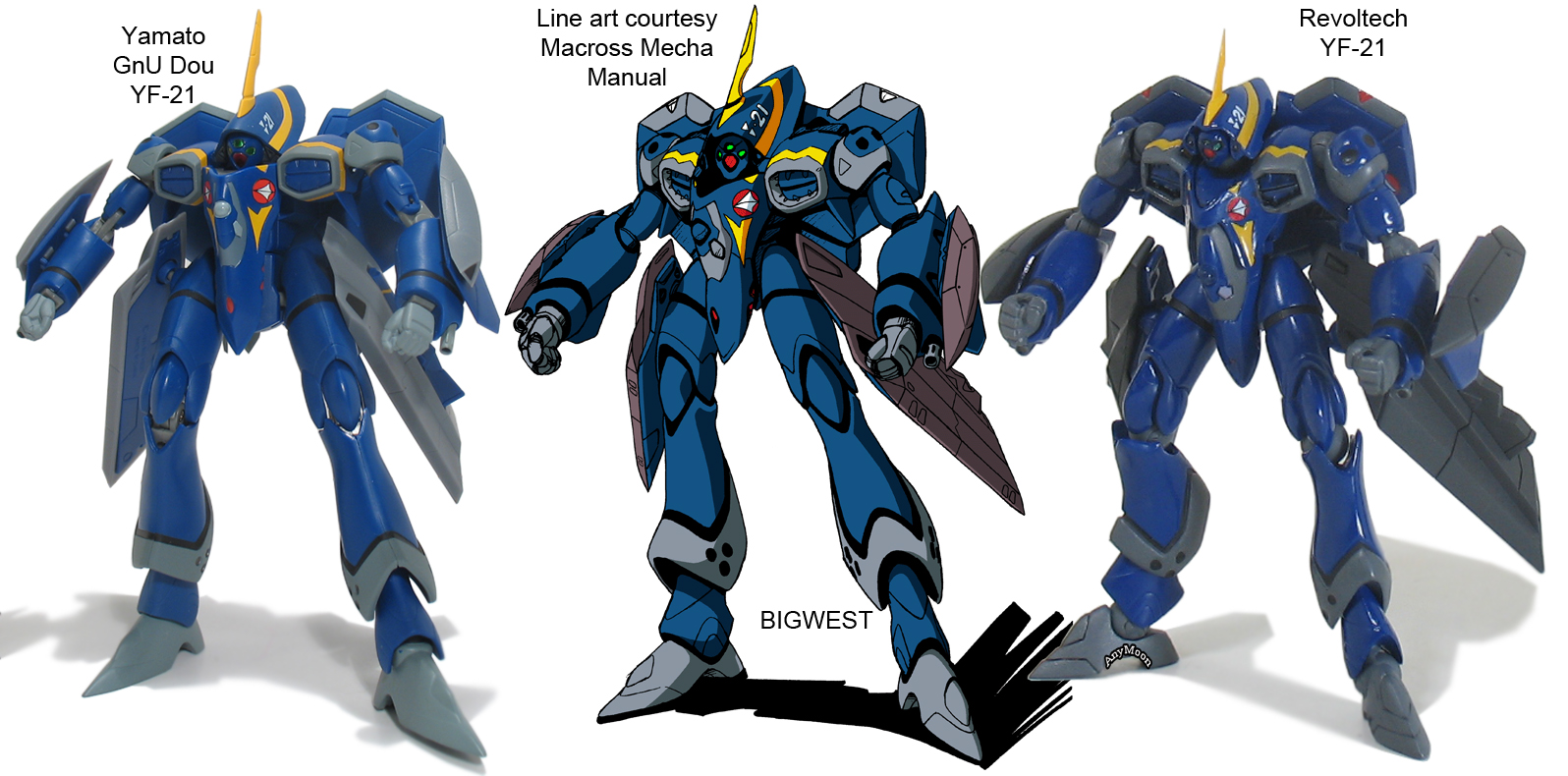 Kaiyodo Revoltech Macross Plus toys (YF-19 and YF-21) – Scorched Earth Toys