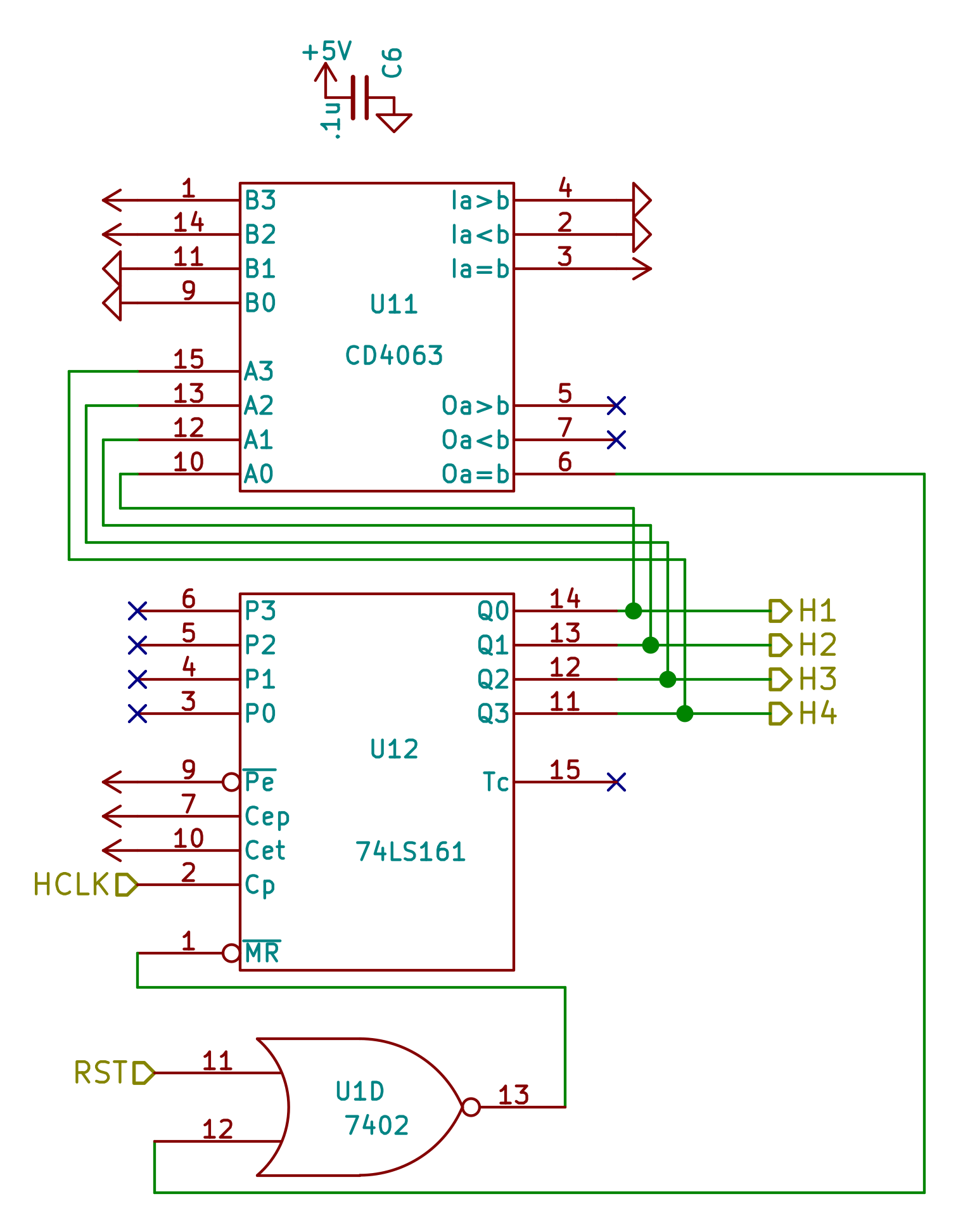 Binary Clock Circuit Diagram