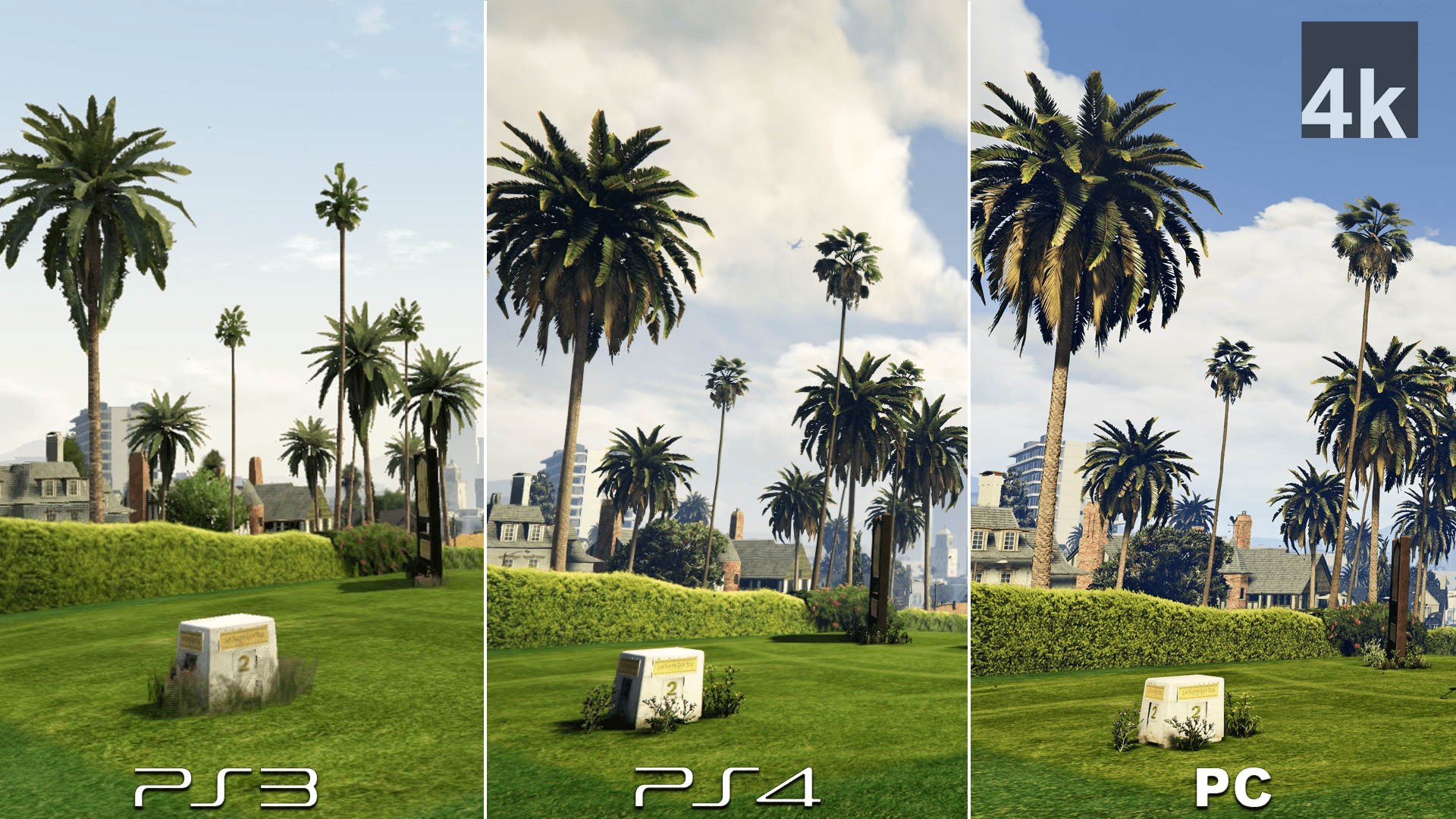 لعبة GTA V على منصة PC الأفضل رسوميا شاهد صور المقارنة واحكم بنفسك