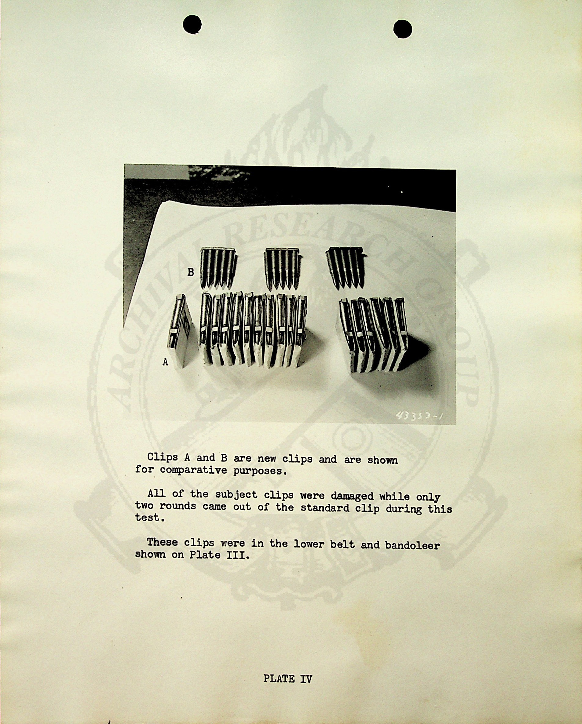 » Paper Ammunition Clips for M1903 Rifle