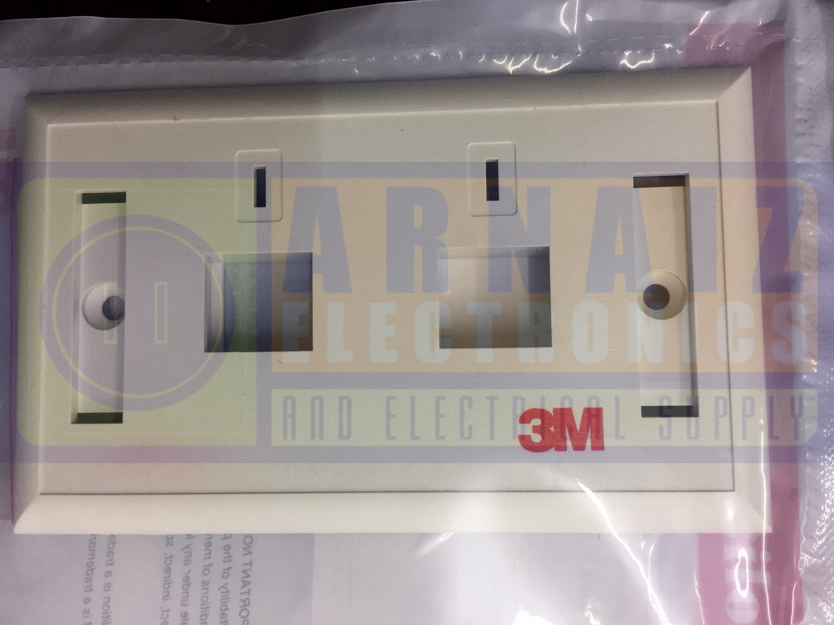 3M Faceplate face plate panel single port 1 GANG double port 2 GANG IO ...