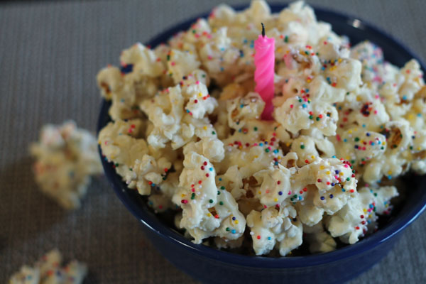 Birthday Cake Popcorn - Around My Family Table