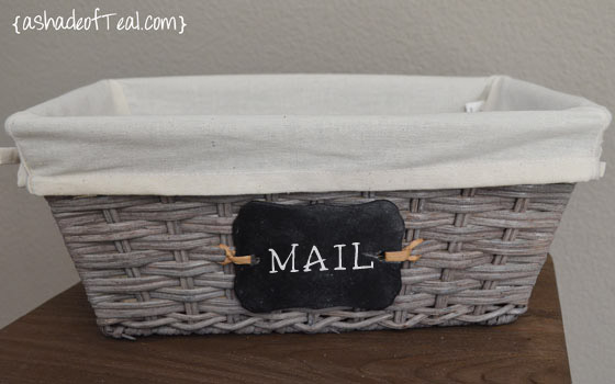 Making a Mail Basket
