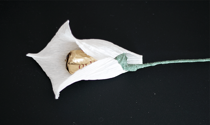 Crepe Paper Calla Lily - Ash and Crafts