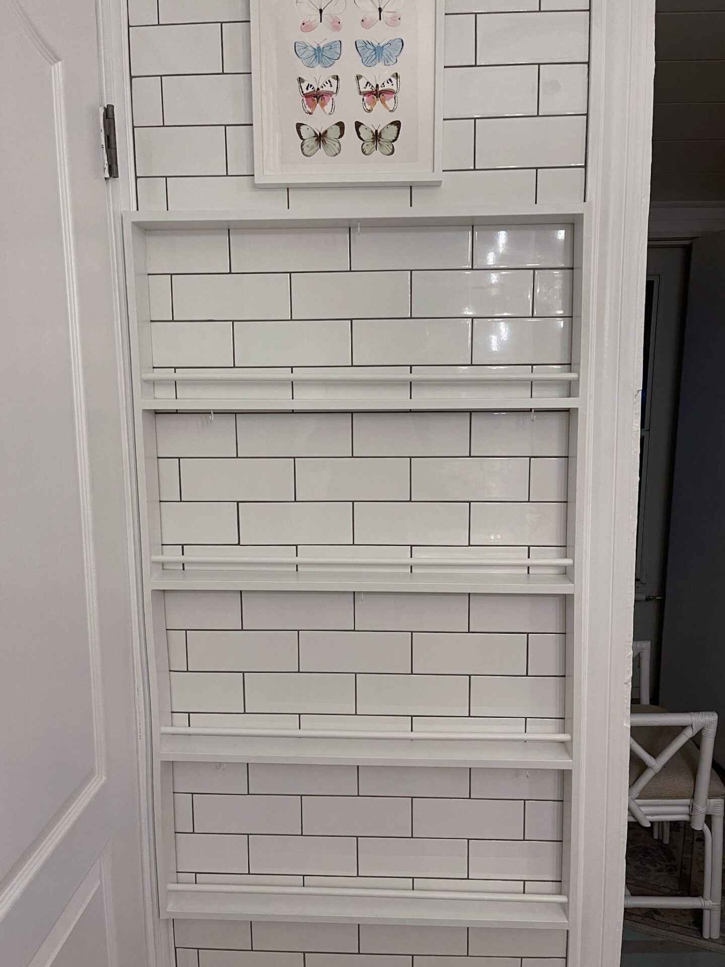 DIY Plate Rack Wall - at home with Ashley