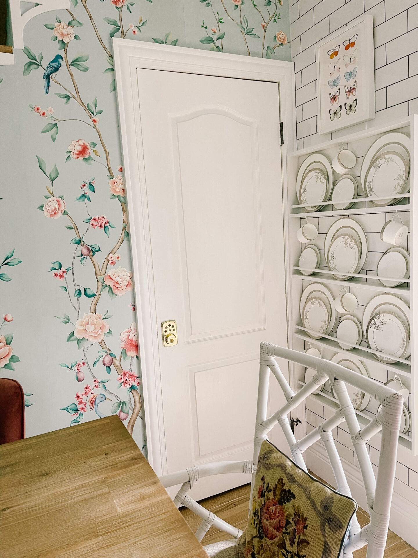 DIY Plate Rack Wall - at home with Ashley