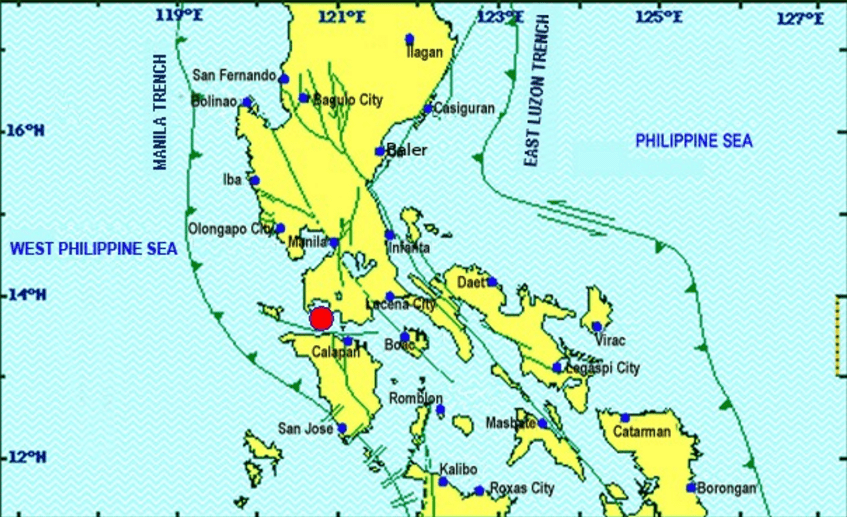 Cities of Luzon Areas Hits by Magnitude 5.4 Earthquake on April 4, 2017 ...