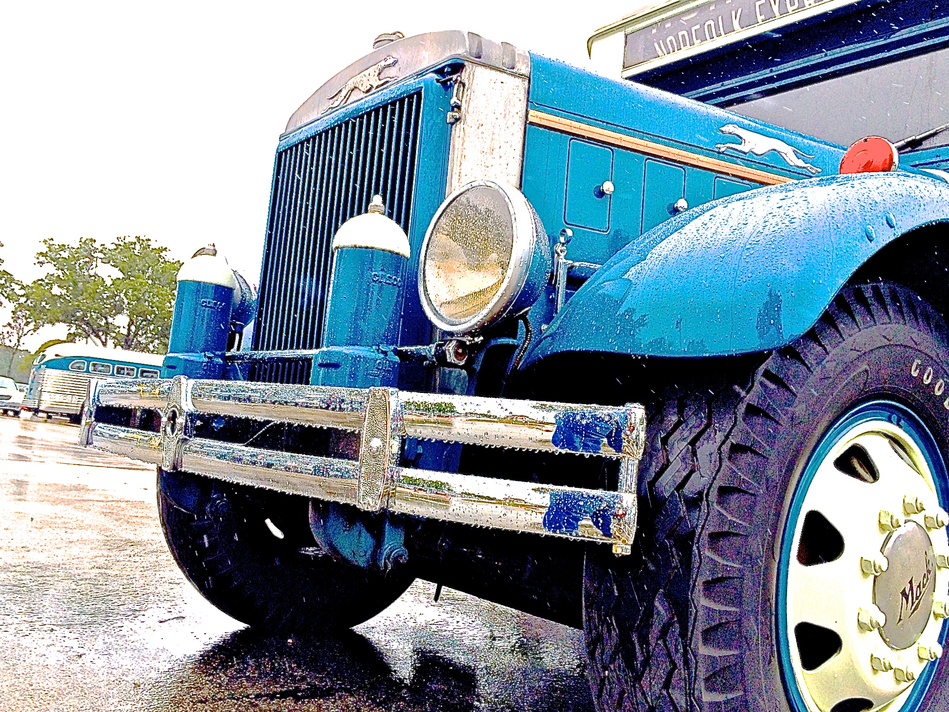 1931 Mack Greyhound Bus at Gateway Center | ATX Car Pictures | Real ...