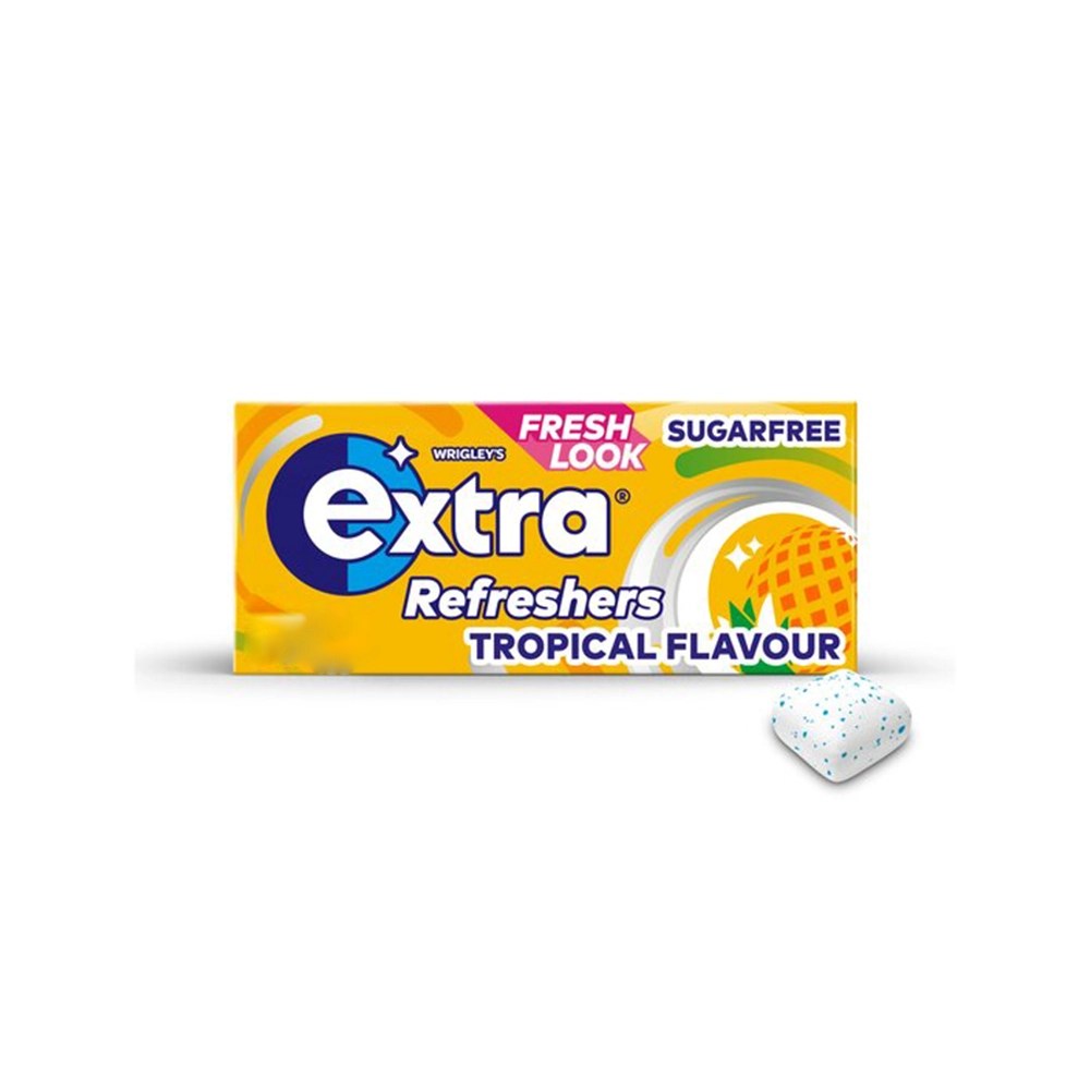 Extra Refreshers Tropical Sugar Free Chewing Gum - BIN ESSA KUWAIT ...