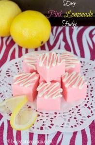 Easy Pink Lemonade Fudge - Back for Seconds