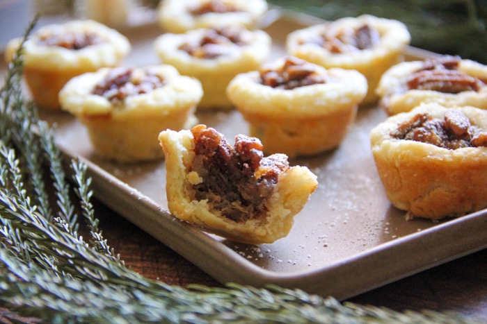 Maple Pecan Tassies - Baker Bettie