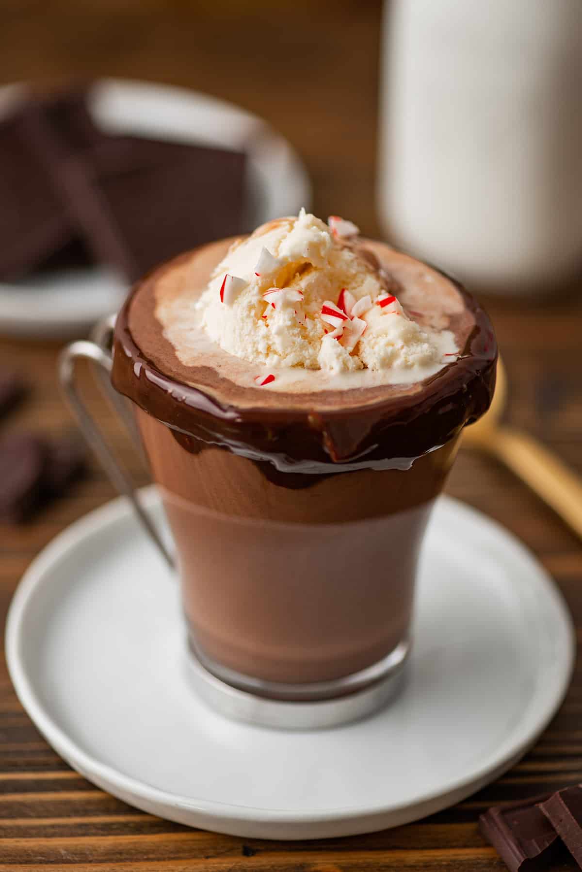 Dreamy Hot Chocolate Float - Baking Mischief