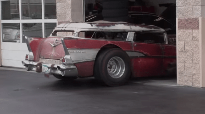 57 Rat Rod Chevy Wagon - BarnFindNation