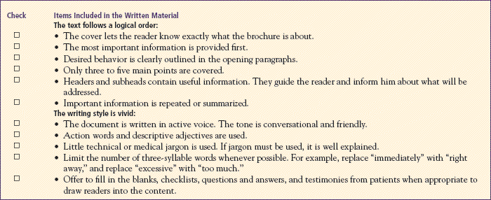 Design and Implementation of Patient Education | Basicmedical Key