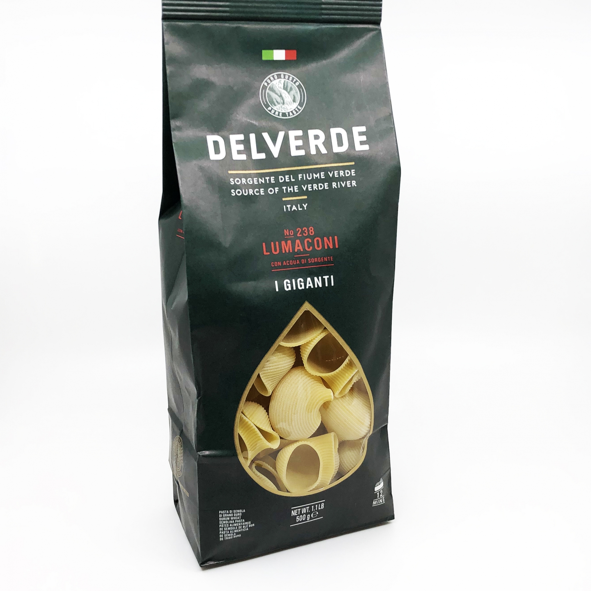 MAKARON WŁOSKI ŚLIMAK WIELKI DELVERDE 500G – Befit – Sklep z żywnością