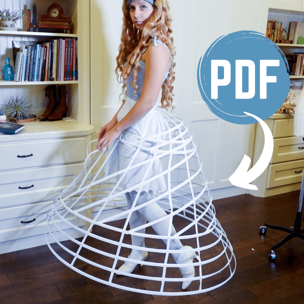 Cinderella Crinoline PATTERN - PDF Diagram - Bella Mae's Designs