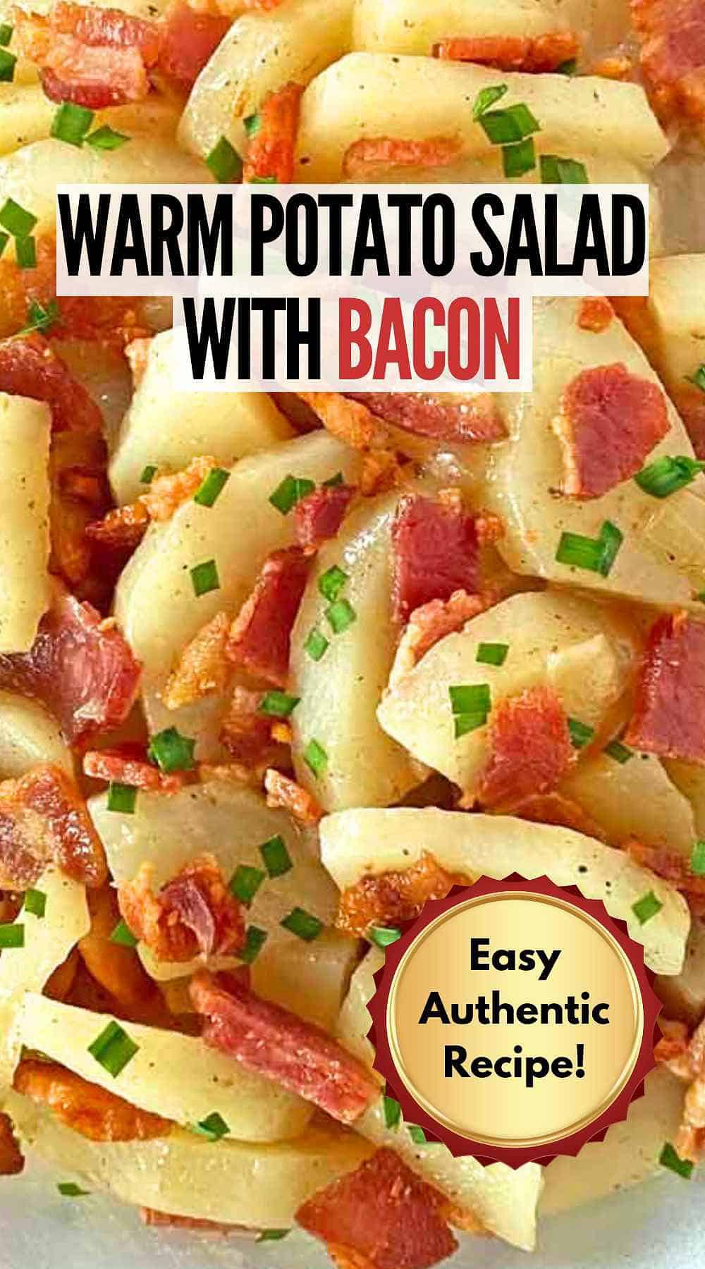 Warm Potato Salad Recipe with Bacon - BENSA Bacon Lovers Society