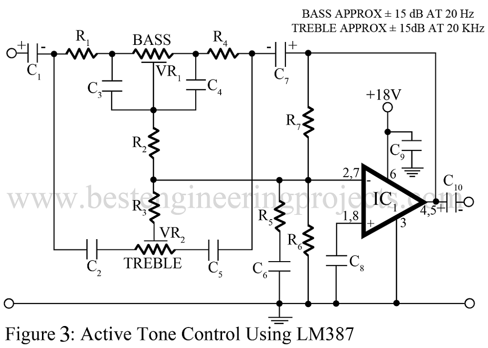 Simple Passive Tone Control Circuit Diagram - Circuit Diagram