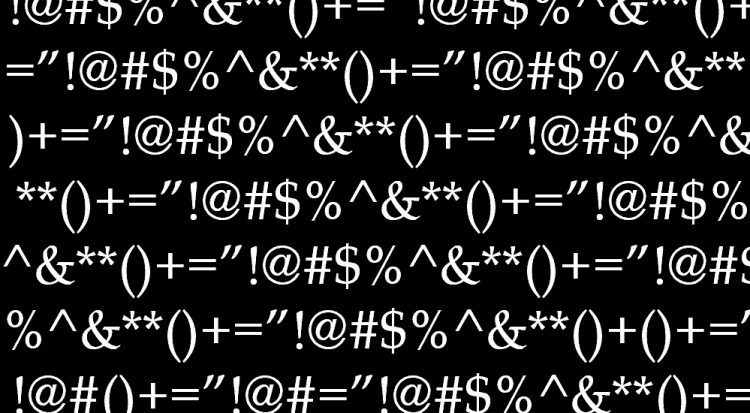 Special Characters and Symbols - HTML, CSS and JS representations ...